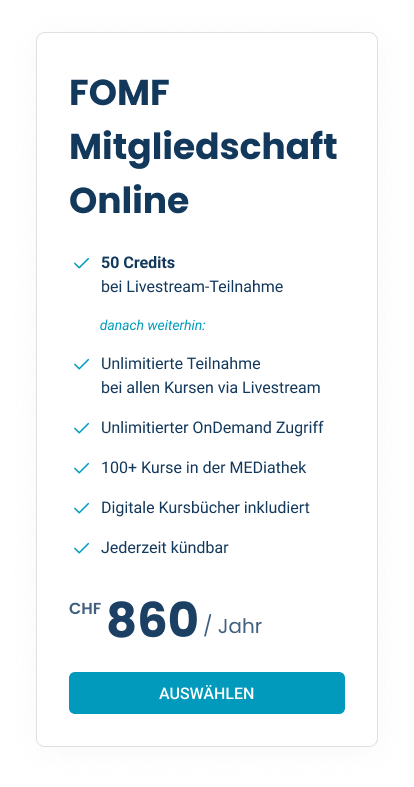 FomF | Forum für medizinische Fortbildung - akkreditierte Kurse
